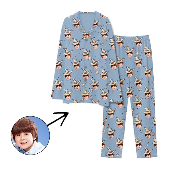 Personalised Pyjamas Halloween Hat Red – photopajamas.co.uk